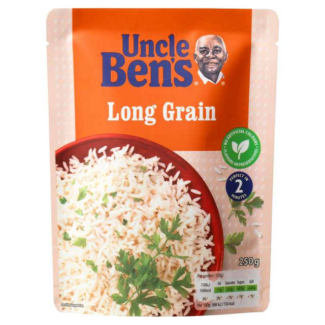 Uncle Bens Microwave Rice Long Grain – Bloom & Veg